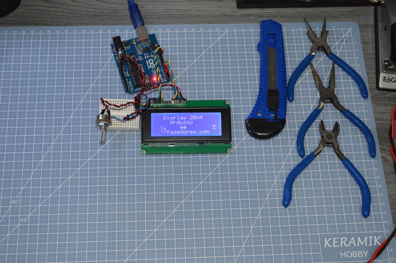 Display Lcd Com Arduino Fazedores